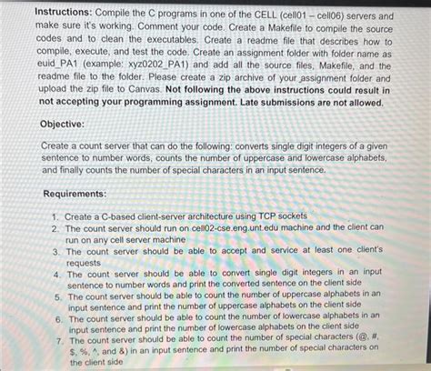 Solved Instructions Compile The C Programs In One Of The