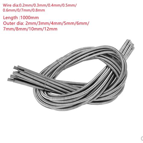 스테인리스 스틸 롱 텐션 스프링 연장 스프링 직경 02mm 03mm 04mm 05mm 06mm 07mm 08mm 10mm 길이 1000mm