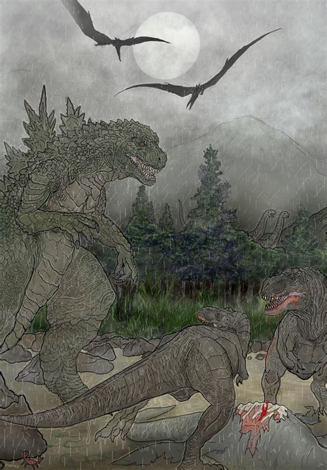 Godzilla Minus 65 Million Years By Kreeecher R Dinosaurs
