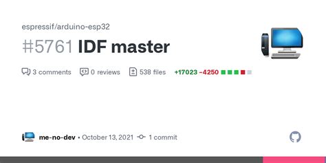 Idf Master By Me No Dev · Pull Request 5761 · Espressifarduino Esp32 · Github