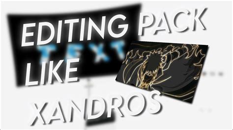 Free Blurrr Editing Pack Like Xandros🔥 Youtube