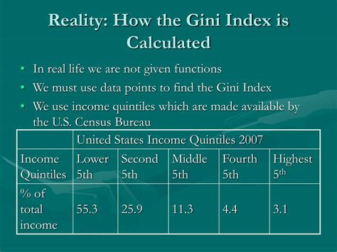 PPT The Gini Index PowerPoint Presentation Free Download ID 355591