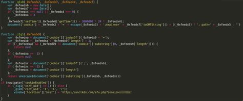 Threat Intercept Javascript Redirects Sitelock