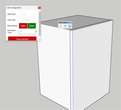 Sketchup 스케치업 창문 도어를 움지게 만들어 주는 필수 루비 Dbs Move Rotate Open Close