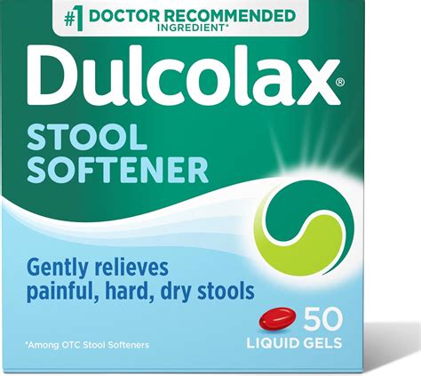 Dulcolax Cápsulas De Gel Líquido Laxante Suavizante De