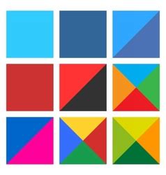 Flat Blank Web Icon Color Round Button Royalty Free Vector