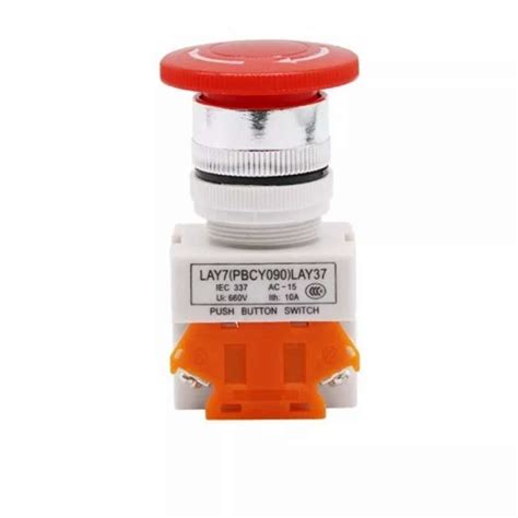 Jual Emergency Stop Push Button Switch Lay37 11zs Dspt No Nc 660v Ac
