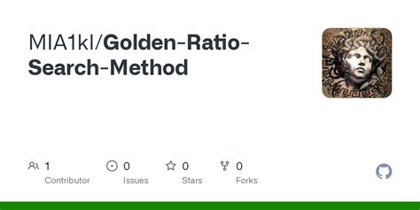 Github Mia1klgolden Ratio Search Method