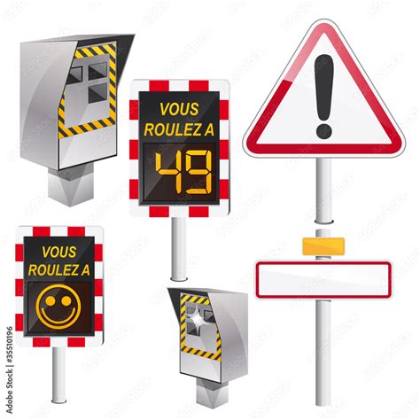 Vecteur Signalisation Radar Stock Vector Adobe Stock