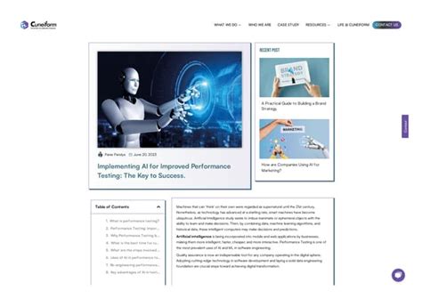 Implementing Ai For Improved Performance Testing Cuneiformpdf