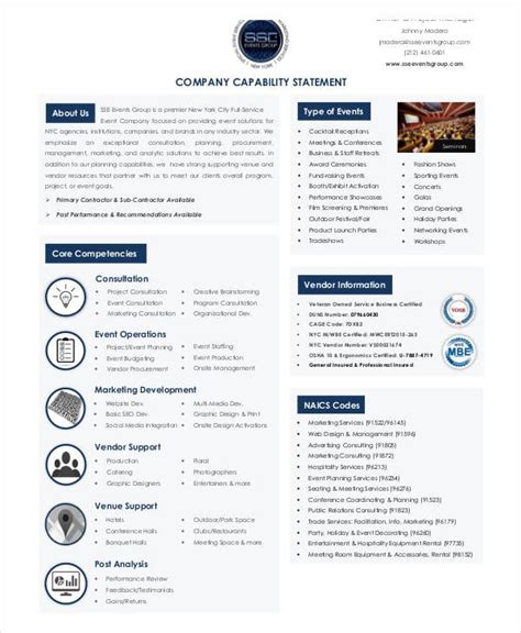Capability Statement 14 Examples Format Pdf Artofit