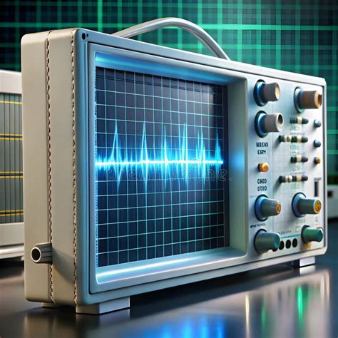A Digital Oscilloscope Showcasing Various Waveforms In Action Demonstrating Its Ability To