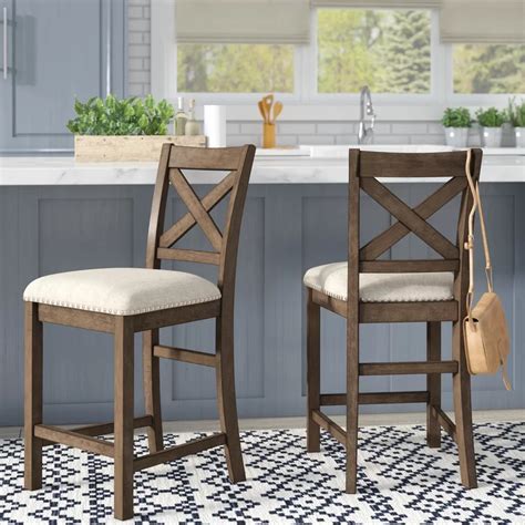 Farmhouse Bar Stools Swivel Chick Crack