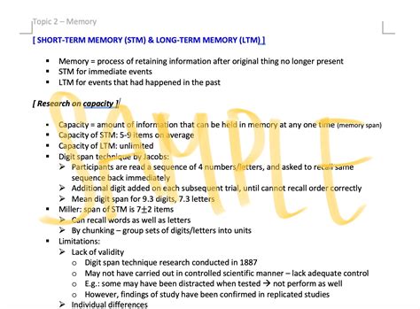 A Level AQA A Psychology Notes Teaching Resources