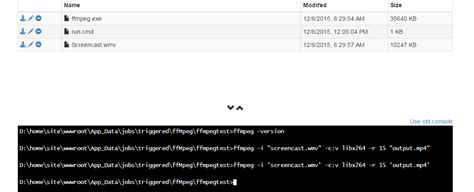 Converting Video Files In A Azure Webjob With Ffmpeg Stack Overflow