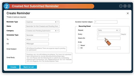 Never Miss Submitting A Report With Reminders Feature Never Miss