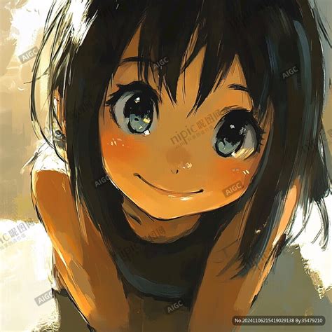 Ai创作图治愈系笑容 Cg头像 一个人只有微笑 宫崎骏动漫 动漫动画动漫人物 萌系列女孩 动漫人物插画 希望的微笑 宫崎骏动画 青春题材漫画人物 厚涂头像 Smile笑容 电脑板绘 奈子高清图