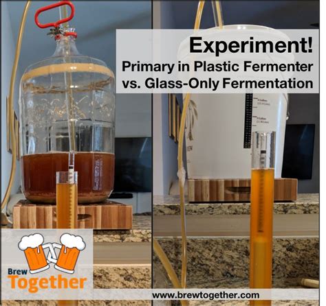 Experiment Primary In Plastic Fermenter Vs Glass Only Fermentation