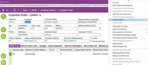 Cancel Customer Order Ifs Community