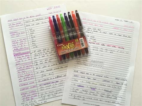 How To Organize And Color Code Your Notes For Babe College Or University Color Coding