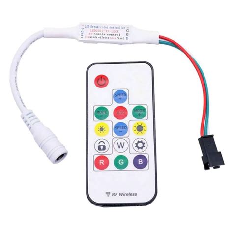 Led Controller Rgb Ws2811 Ws2812 Controller Remote Control Sp103e 14key