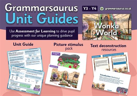 Year 3 4 Unit Guide Setting Description Wonka World Grammarsaurus