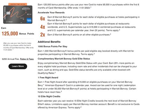 American Express Marriott Bonvoy Enhanced Sign Up Offers Through