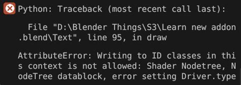 Python Cant Write To ID Classes In A Specific Context Blender Stack Exchange