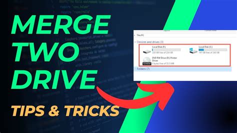 How To Merge Partition In Windows 10 And Windows 11 Create One Drive By