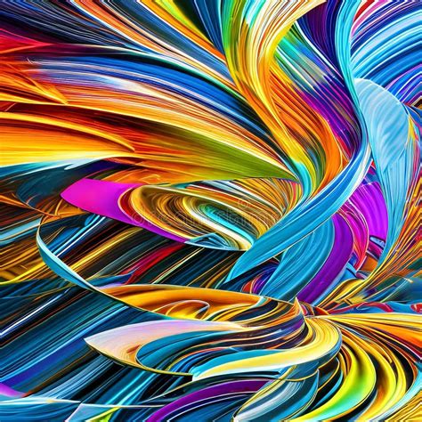 A Vibrant Explosion Of Abstract Shapes And Colors Creating A Dynamic And Energetic Composition3