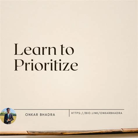 onkar bhadra auf linkedin success task goal accomplishment prioritymanagement tips goal