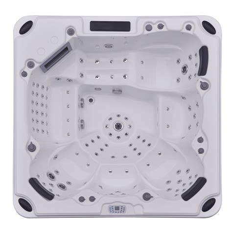 Acrylic Outdoor Hot Tub Spa With Feet Massage Jets Outdoor Hot Tub