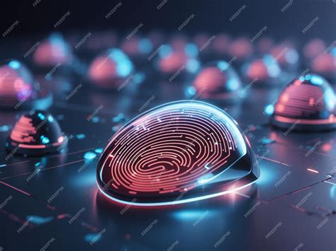 Premium Photo Secure Access Digital Biometric Security And Identity Verification By