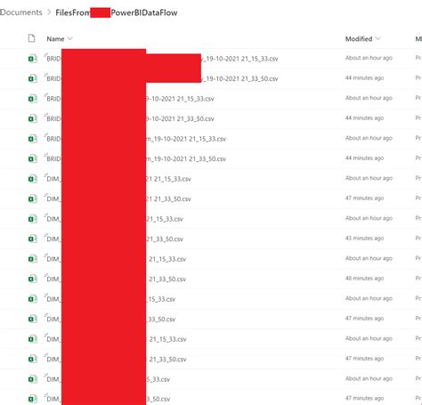 creating csv file in sharepoint from power bi data microsoft fabric community