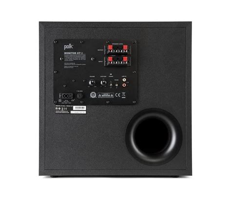 Polk Monitor Xt12 12 Powered Subwoofer Black Each