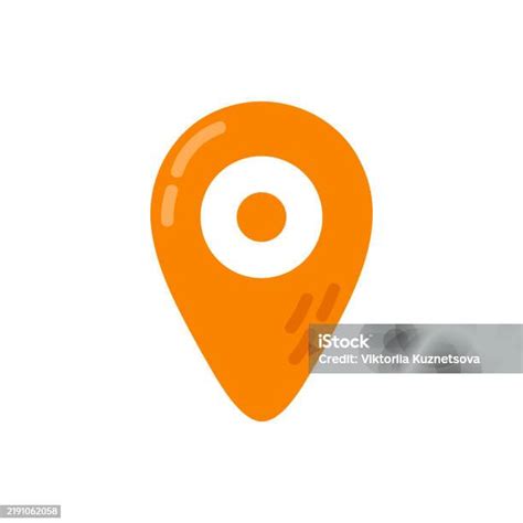 플랫 스타일의 위치 아이콘입니다 지도 포인터 벡터 일러스트 레이 션 통하고 있는 백색 고립 된 배경 0명에 대한 스톡 벡터 아트 및 기타 이미지 Istock