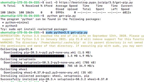installing pip is not working in python