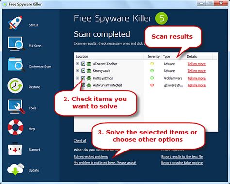 Free Spyware Killer Free Anti Spyware Software Free Spyware Remover Software Feature Tour