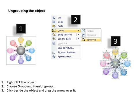 8 Colorful Diverging Sections Forming A Circle Circular Flow Layout Diagram PowerPoint Slides