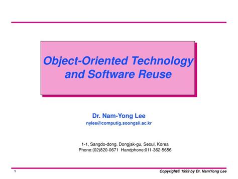 Ppt Object Oriented Technology And Software Reuse Powerpoint Presentation Id5068922