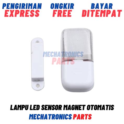Jual Lampu Led Sensor Magnet Pintu Lemari Laci Otomatis Shopee Indonesia