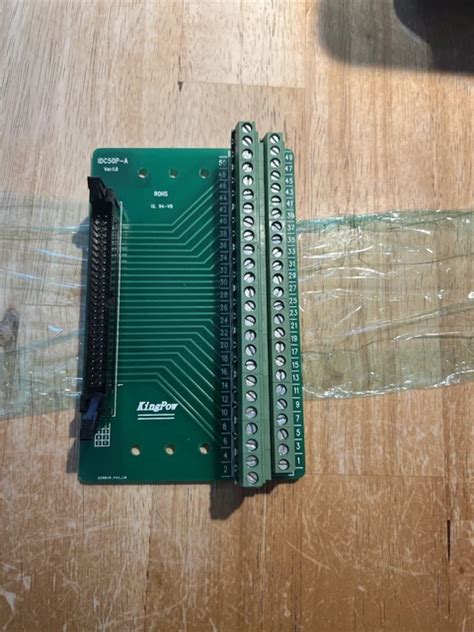 Idc50 50pin Header Breakout Board Terminal Block Connector Plc Adapter Interface £24 71