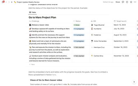 Notion Rows