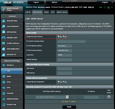 bind configuring asus router to use custom bind9 and dhcpd on lan