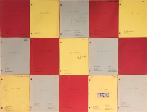 Collection Of 81 Scripts From Star Trek The Original Series