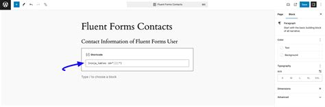 Show Fluent Forms Entries In Frontend Using Ninja Tables Fluent Forms