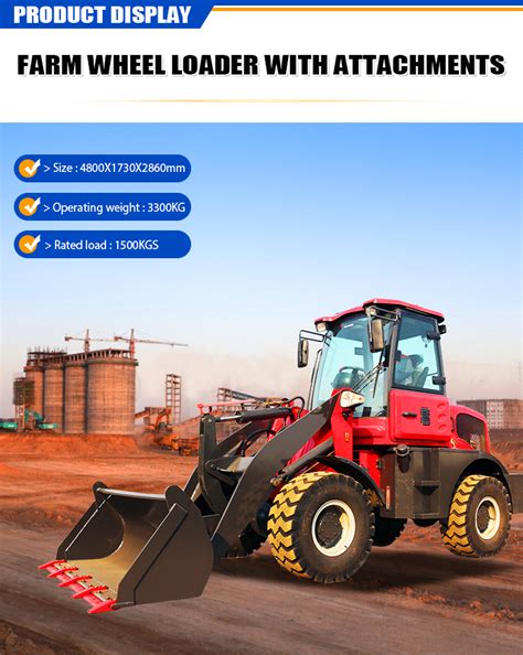 Mini Front End Loader Compact Loader 1 5 Ton 2 Ton 2 5 Ton 3 Ton Wheel Loader Price Loader