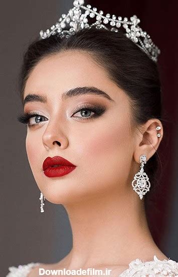 عکس آرایش غلیظ عروس