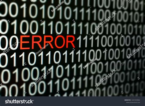 Binary Code Number Background Andword Error Stock Illustration 1441533962 Shutterstock