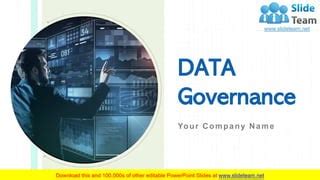 Data Governance PowerPoint Presentation Slides PDF